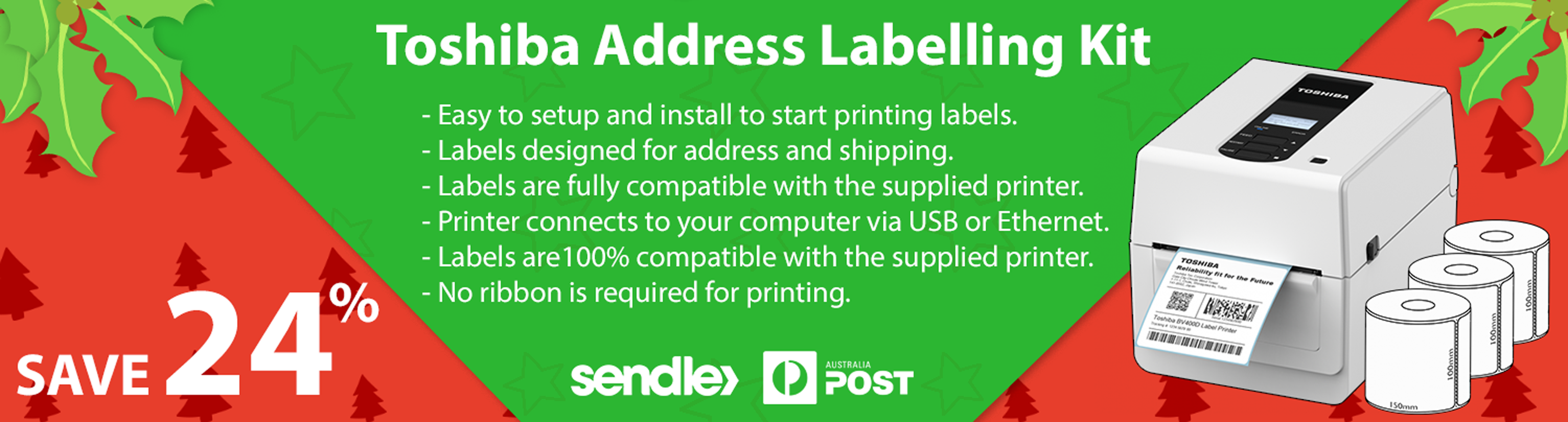 Desktop Barcode Label Printers Australia | Toshiba & Zebra Printers